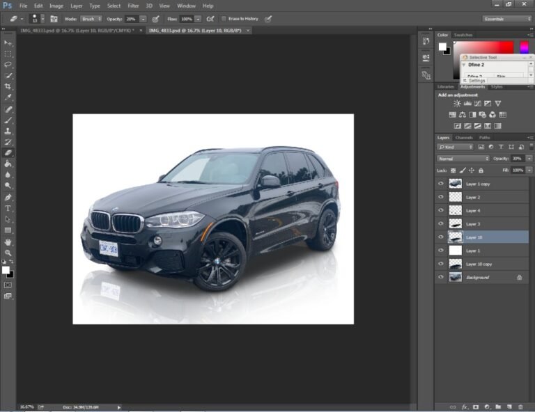 How To Edit Car Photos In Photoshop | Clipping Way