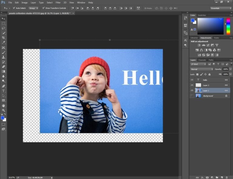How To Link Layers in Photoshop - [Link Group and Unlink]