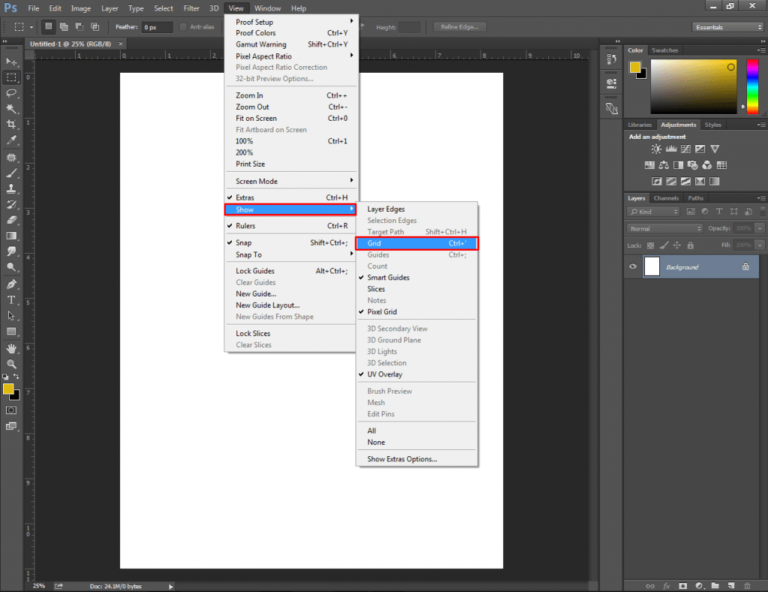 How To Make A Table in Photoshop | Clipping Way