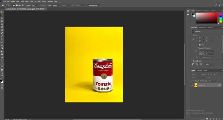 How to add background in Photoshop? Fast & Accurate